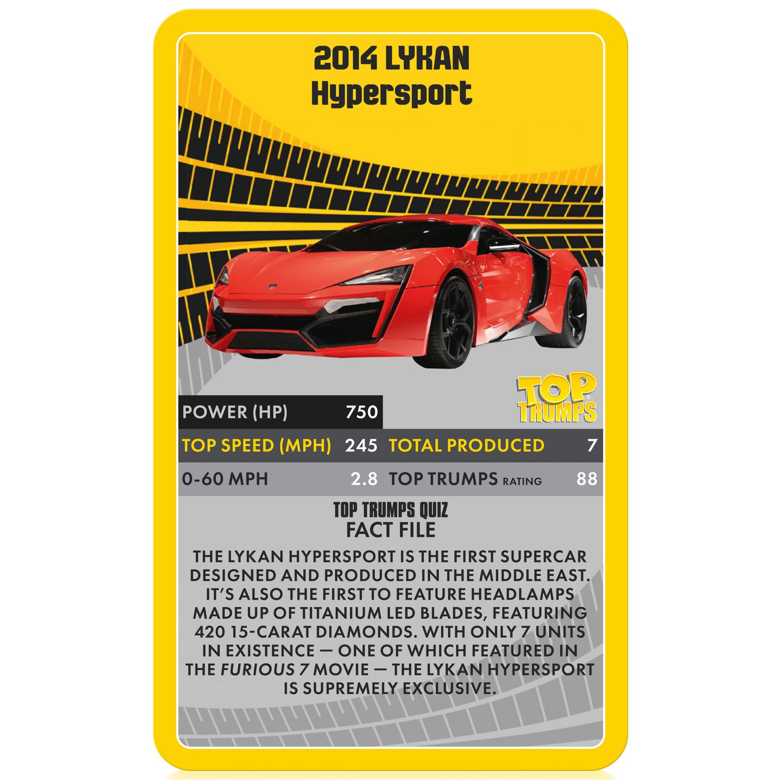 Supercars Top Trumps - Winning Moves | Customised Games